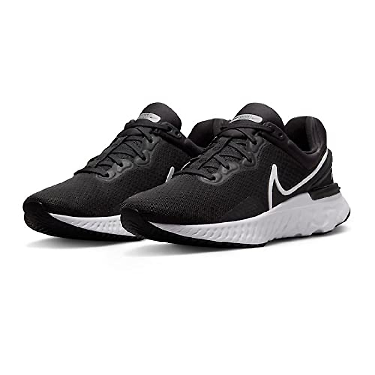 Nike Womens React Miler 3 Running Trainers DD0491 Sneakers Shoes (UK 5 US 7.5 EU 38.5, Black White Anthracite 001)