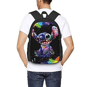 Giuda Cute Anime Backpack 17 Inch Large Capacity Multifunction Backpacks Lightweight Sports Travel Laptop Bag Daypack