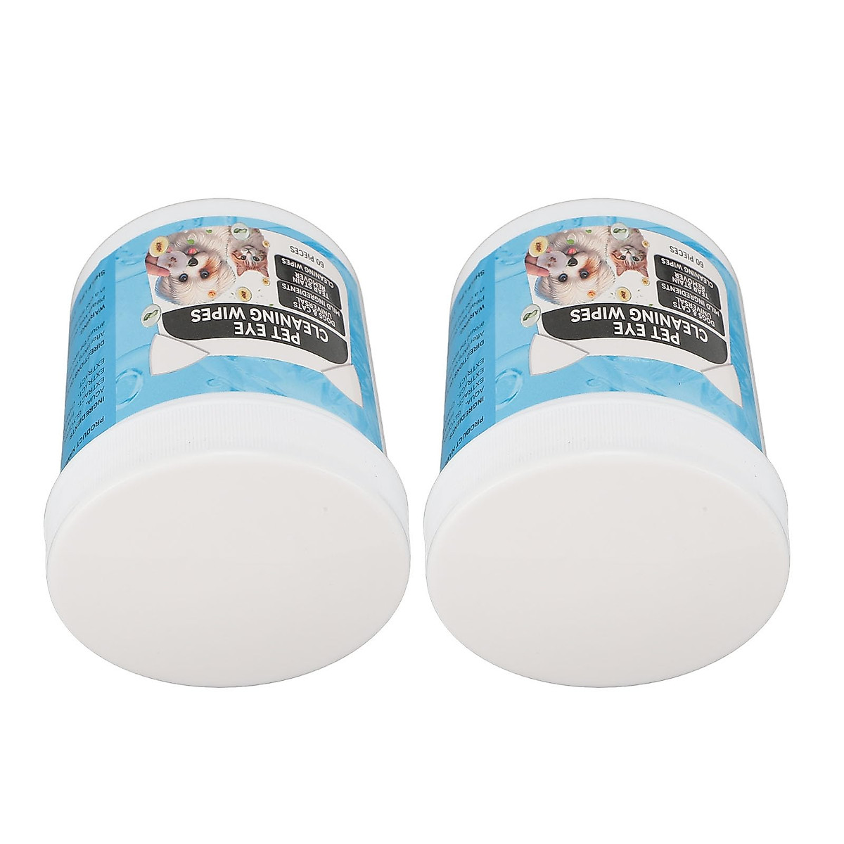 Yinhing Portable Dog Eye Wipes, Gentle Tear Remover & Ear Cleaner for Dogs & Cats, Lasting Cleaning Effect, Organ Size