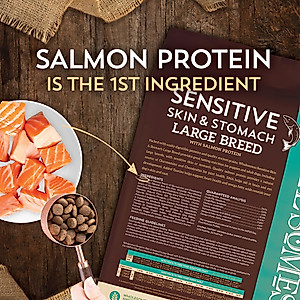 Wholesomes Sensitive Skin & Stomach Large Breed with Salmon and Ancient Grains Dry Food for Dogs and Puppies (30 lb. Bag)