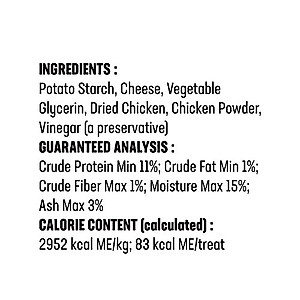 Himalayan Dog Chew Churro Yak Cheese Dog Chews, 100% Natural, Long Lasting, Gluten Free, Healthy & Safe Dog Treats, Lactose & Grain Free, Protein Rich, For All Breeds, Soft, Real Chicken Flavor, 4 oz