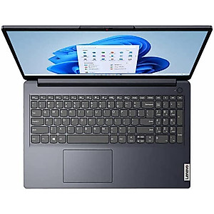 Lenovo ideapad 1 15.6 FHD Laptop, Intel Pentium Sliver N6000 Processor, 12GB RAM, 128GB eMMC, 1-Year Mircrosoft Office 365, Windows 11 Home in S Mode, Blue + Accessories