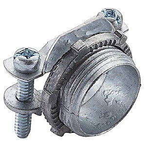 Halex – 3/8 Inch Non Metallic Twin Screw Clamp Connectors – 05103B – 100 Per Pack