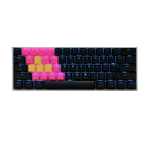 Tai-Hao Blank Rubber Gaming Keycaps : Blank No.2 Compatible with All MX Types Keyboards