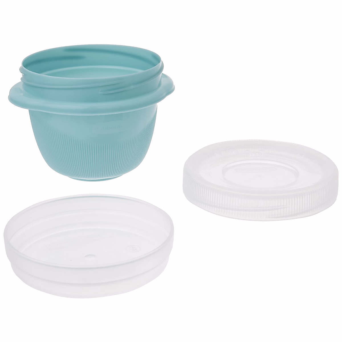 Rubbermaid TakeAlongs Snacking Food Storage Containers, 1.2 Cup, Colors may vary