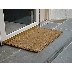 Kempf Natural Coco Coir Doormat, 22-inch by 36-inch, 1" Thick Low Clearance