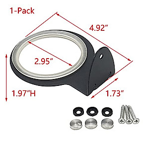 HEVSTIL Bathroom Hair Dryer Holder Wall Mount,Hair Dryer Holder Hair Care Tools Holder Wall Mount for Hair Dryer, Flat Iron, Curling Wand, Hair Straightener,Black