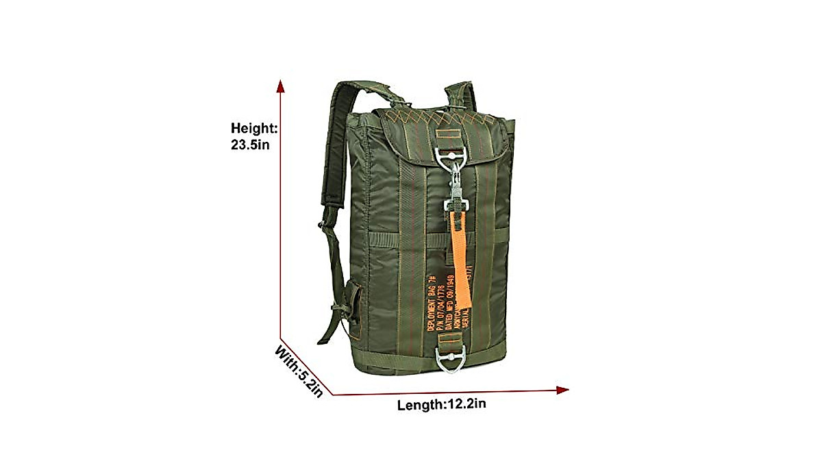 ARMYCAMO Air Force Tactical Backpack with Parachute Buckles