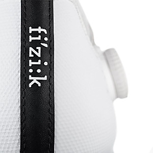 Fizik Unisex Tempo Decos, Carbon Road Bike Shoes Cycling, White, 11 US Men