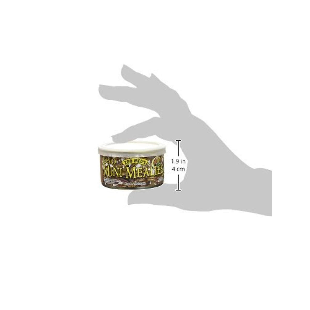 Zoo Med Laboratories SZMZM47 Zoo Can O Mini Mealies, 1.2-Ounce