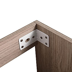 30 Inch Floating Bathroom Vanity with White Ceramic Sink, Wall Mount Small Bathroom Vanity Combo Set with Sink Basin, Modern Wood Bath Vanity Cabinet with 2 Doors for Small Space