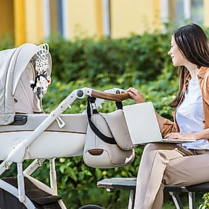 ZEIZRWK Hanging Rattles Toys White & Black Stroller Toy, Newborn Toys Infant Toys Crib Toys, Soft Plush for Stroller Car Seat Crib with Wind Chimes, Best Birthday Gift for Newborn(Fox Monkey Hippo)