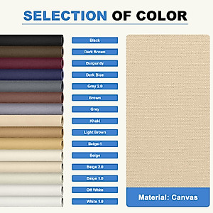 KING MOUNTAIN Canvas Repair Tape,Outdoor Gear Patch, 4×63 Inches,Waterproof,Self-Adhesive for Repairing Boat Covers,Sun Shades,Sofas,Tents,Lounge Chairs,Awnings (Khaki)