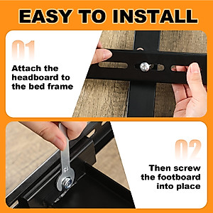 Yousoontic Adjustable Bed Headboard Brackets Footboard Attachment for Bed Frame Headboard Extenders Bed Frame to Attach Headboard for Metal Bed Frame to Fit Many Size Beds