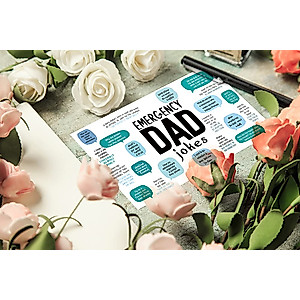 OJsensai Joke Fathers Day Card for Dad, Birthday Card for Dad, Emergency Extra Funny Joker Greeting Card for the Father's Day Gifts, Variety Joke Card for Father, Fathers Day Card from Daughter