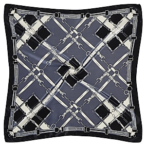 QBSM 4 Pcs 35'' Satin Head Scarf Silk Feeling Neck Scarves Hair Wrap for Sleeping Large Square Headscarf for Women