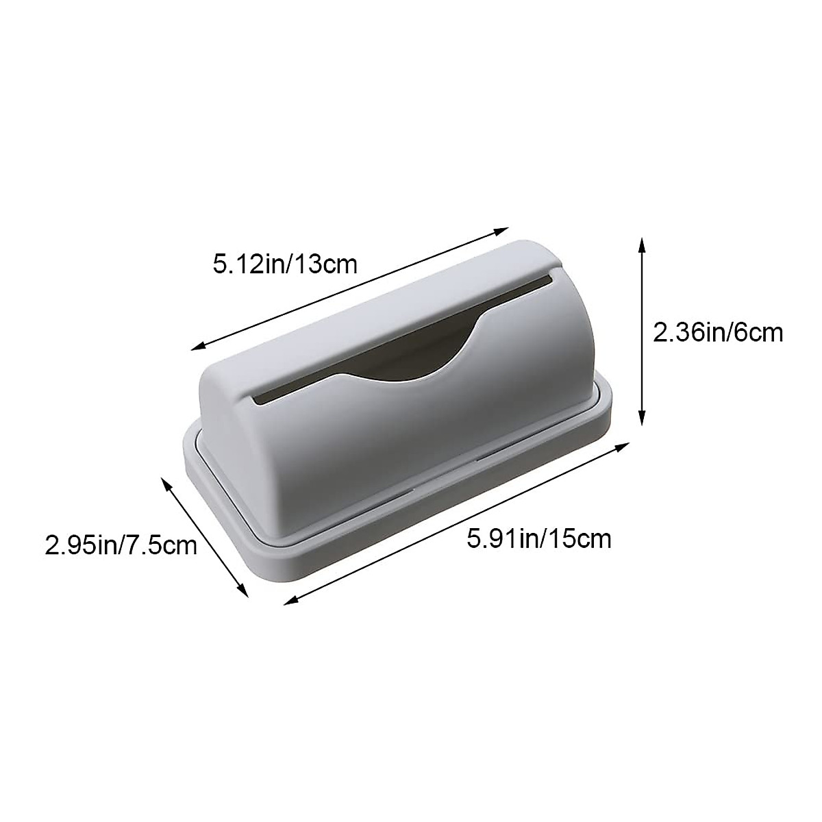 LIANGGEHAIZI Trash Bag Dispenser Roll Holder Wall Mounted Trash Bag Organizer Dispenser Self-adhesive Trash Bag Holder for Bathrooms Toilets Kitchens Study Rooms