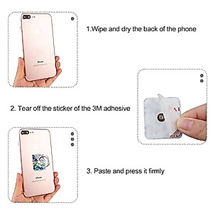 BF2Jk Phone Ring Holder Bracket Stand Kickstand for Smartphones,Tablets,Pads (Beautiful Mermaid Scales)