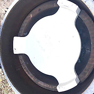 Big Green Egg Plate Setter Large 18" Heat Deflector - Plate Setter for Big Green Egg Large Size and 18" Kamado Grill, Chargriller 18" Akorn Kamado