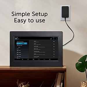 Sungale CPF1068 10" Desktop Commercial Digital Signage, Promote Company, Product, Service, or Organization with Images, Music, and Videos