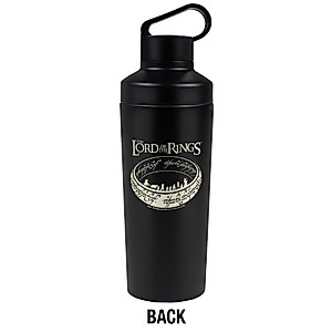 Lord of the Rings OFFICIAL the Journey 18 oz Insulated Water Bottle, Leak Resistant, Vacuum Insulated Stainless Steel with 2-in-1 Loop Cap