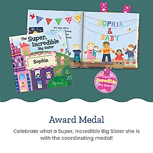 Super Incredible Big Sister - Personalized Children's Story - I See Me! (Softcover)