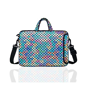 10.5-Inch Laptop Ipad Shoulder Carrying Bag Case For 9.6" 10" Tablet/Reader(Colorful)