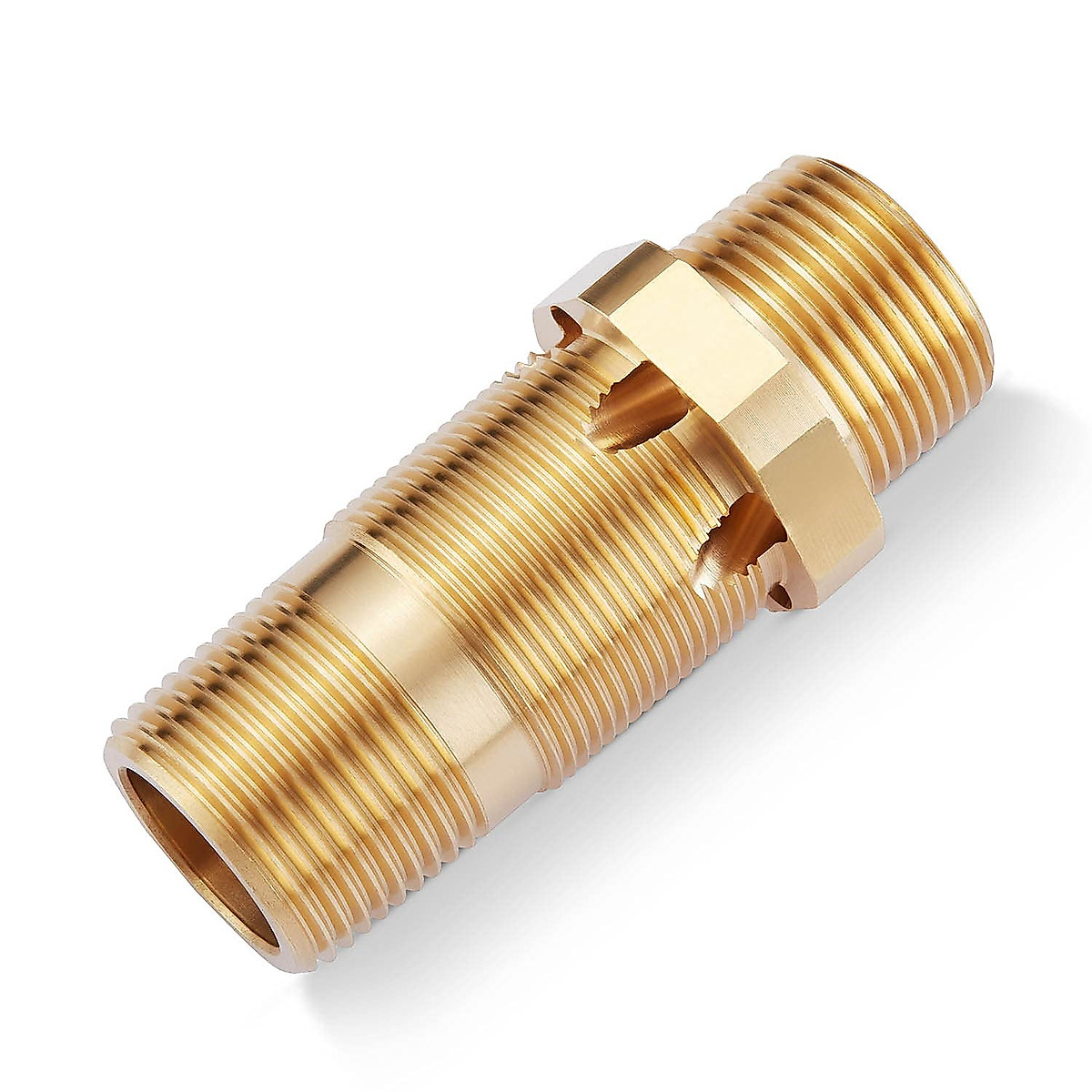 LitOrange LP Propane Air Mixer Valve, Gas High Capacity 3/4" Air Mixer Valve for Fire Pits and Fireplace, 300K BTU, Solid Brass