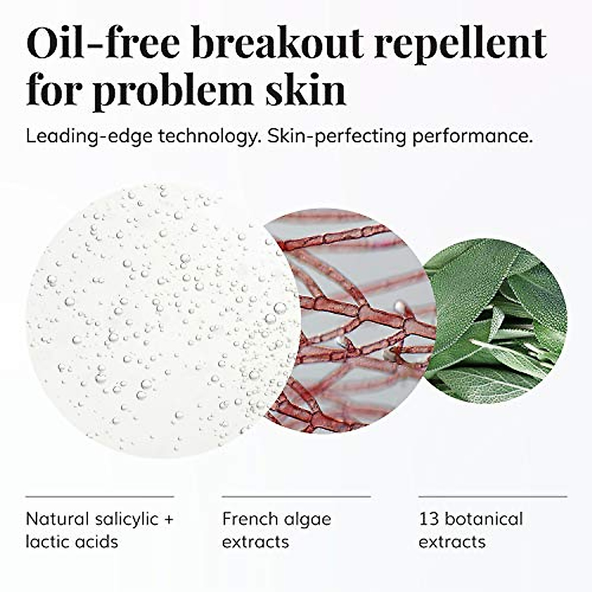 Le Mieux Exfoliating Cleansing Gel - Deep Pore Lactic & Salicylic Acid Face Wash with Hyaluronic Acid & Aloe, Ideal for Oily or Blemish-Prone Skin, No Parabens or Sulfates (6 oz / 180 ml)