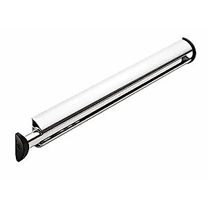 Synergy Closet Valet, aluminum, chrome-plated polished, plastic, black, 14 1/4" length