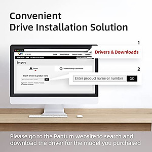 Pantum M6602NW All-in-One Monochrome Laser Printer Copier Scanner Fax with Wireless Ethernet & USB2.0 Capabilities, 150 Pages Paper Input Capacity (V7W99B)