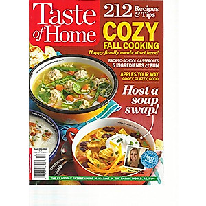 TASTE OF HOME, 212 RECIPES & TIPS COZY FALL COOKING. SEP/OCT 2014