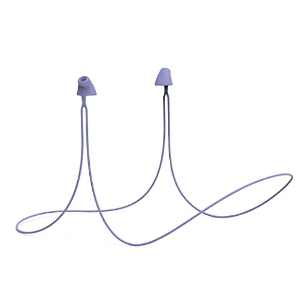 Flare Calmer Secure – Ear Plugs Alternative – Reduce Annoying Noises Without Blocking Sound – Soft Reusable Flexible Silicone with Built-in Lanyard – Purple