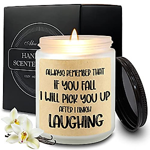 AharHora Funny Gifts for Best Friend, Hilarious Gag Gifts, Vanilla Scented Candles BFF Gifts, Humorous Unique Candle Gifts for Women Men Best Friend Bestie Coworker Birthday Friendship Female Joke