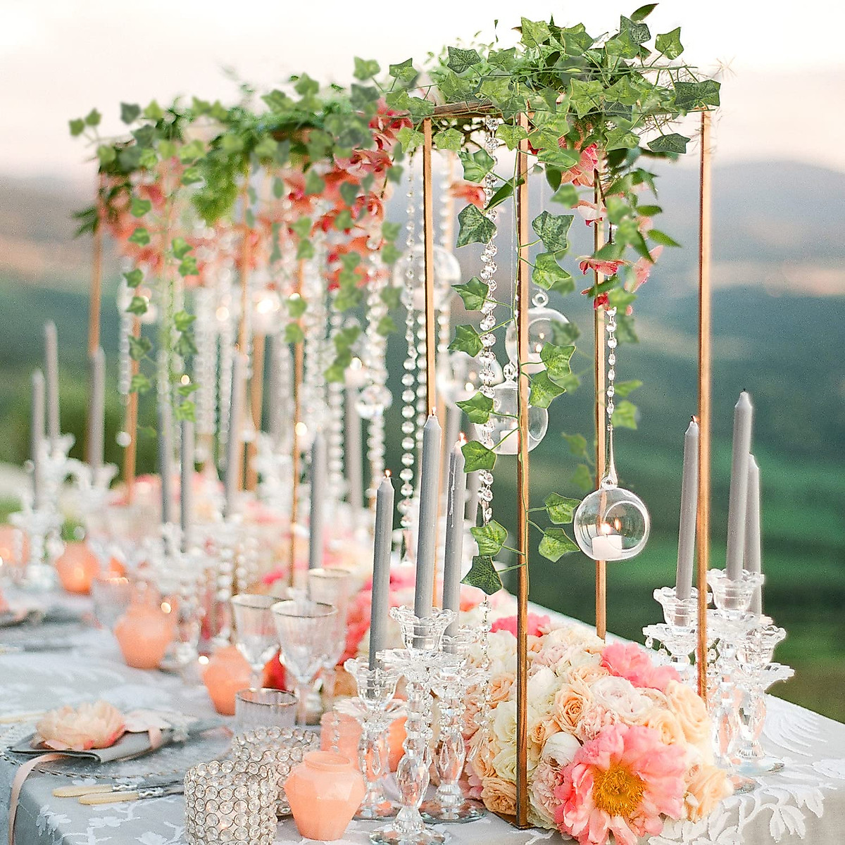 AITISOR 24 Pack Fake Ivy Leaves Artificial Ivy Garland Greenery Garlands Hanging Plant Vine for Wedding Wall Party Room Astethic Stuff Decor