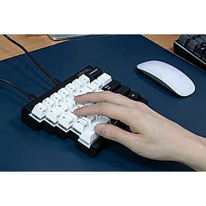 Mistel MD600RGB v3 60% Split Mechanical Keyboard, Two Tone PBT Double Shot Keycaps, Programmable Macro Support, USB to Type-C, Windows and Mac OS, Cherry MX Brown Switch