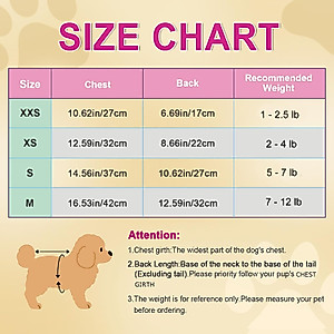 XS Dog Sweater - Fleece Vest Dog Sweater with Leash Hole Warm Pullover Fleece Dog Jacket Shirts Small Dog Sweater Winter Dog Clothes for Small Dogs Girl Pink Toy Dog Clothes, Pink