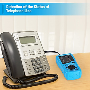 Mastfuyi Network Cable Tester, Cable Tracer with Probe Tone, RJ11 RJ45 Line Finder, Wire Tracker Multifunction, Ethernet LAN Network Cat5 Cat6 Cable Maintenance Collation, Telephone Line Test