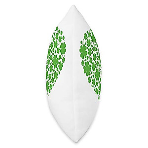 St. Patrick's Day gifts Shamrock Heart-St Patrick's Day Throw Pillow, 16x16, Multicolor