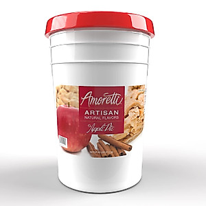 Amoretti - Natural Apple Pie Artisan Flavor Paste 8 oz - Perfect For Pastry, Savory, Brewing, and more, Preservative Free, Gluten Free, Kosher Pareve, No Artificial Sweeteners, Highly Concentrated