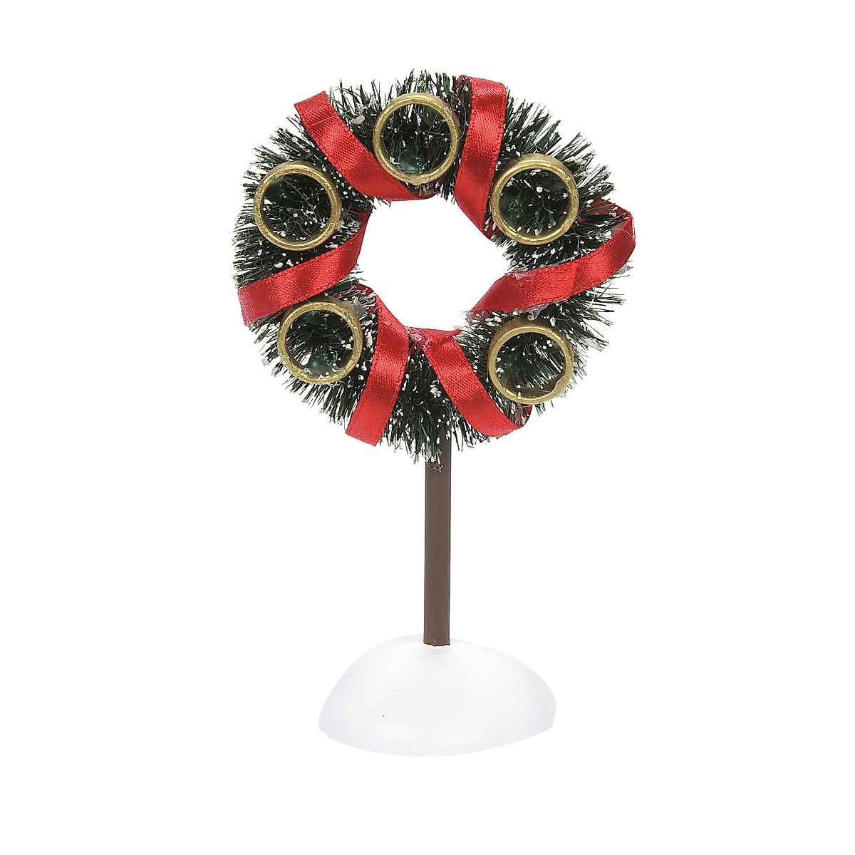 Department 56 Accessories for Village Collections Twelve Days of Christmas Trees Five Golden Rings Figurine, 4.75 Inch, Multicolor