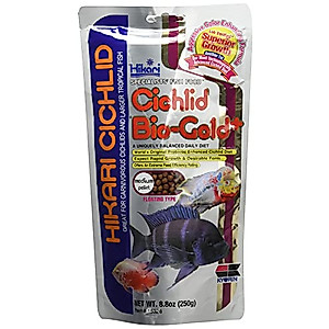 Hikari 8.8-Ounce Cichlid Bio-Gold and Floating Pellets, Medium