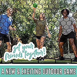 Franklin Sports Backlash Outdoor + Backyard Game - 4 to 6 Player Target Net Game - Perfect for Beach, Backyard + Tailgate - Includes (1) Target Net, (1) Mini Ball, Boundary Cones and Carry Bag