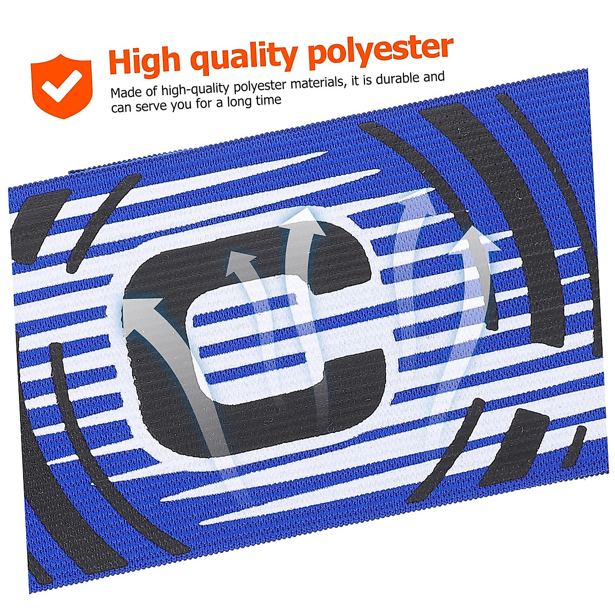 VANZACK 4 Pcs Armband Goalkeeper Kit Youth Captain Band Captain Hand Band Captain Arm Bands Captain for Soccer Running Equipment Soccer Training Fitness Polyester Adjustable