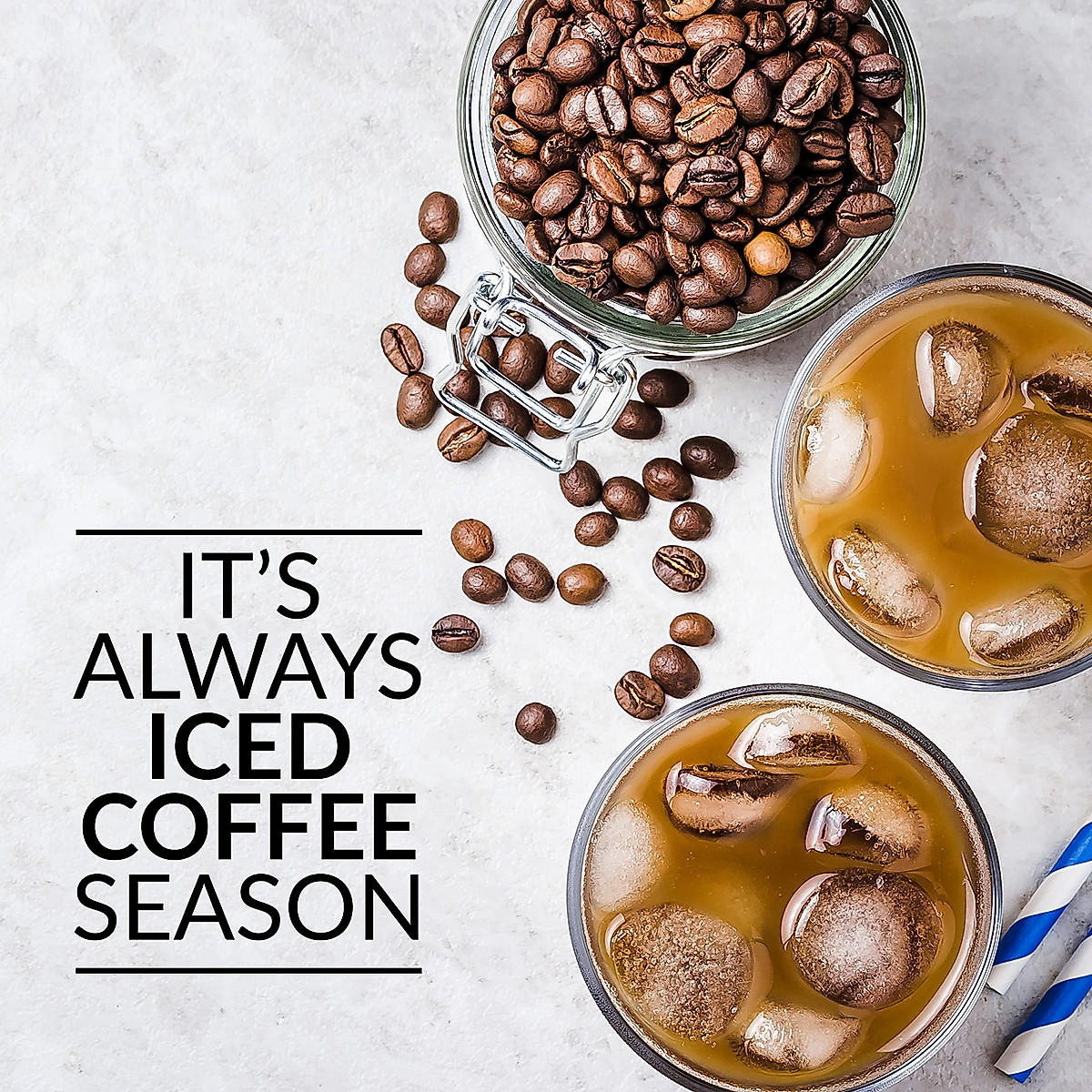 Nostalgia 3-Quart Iced Tea & Coffee Brewing System With Double-Insulated Pitcher, Strength Selector & Infuser Chamber, Also Perfect For Lattes, Lemonade, Flavored Water, Black