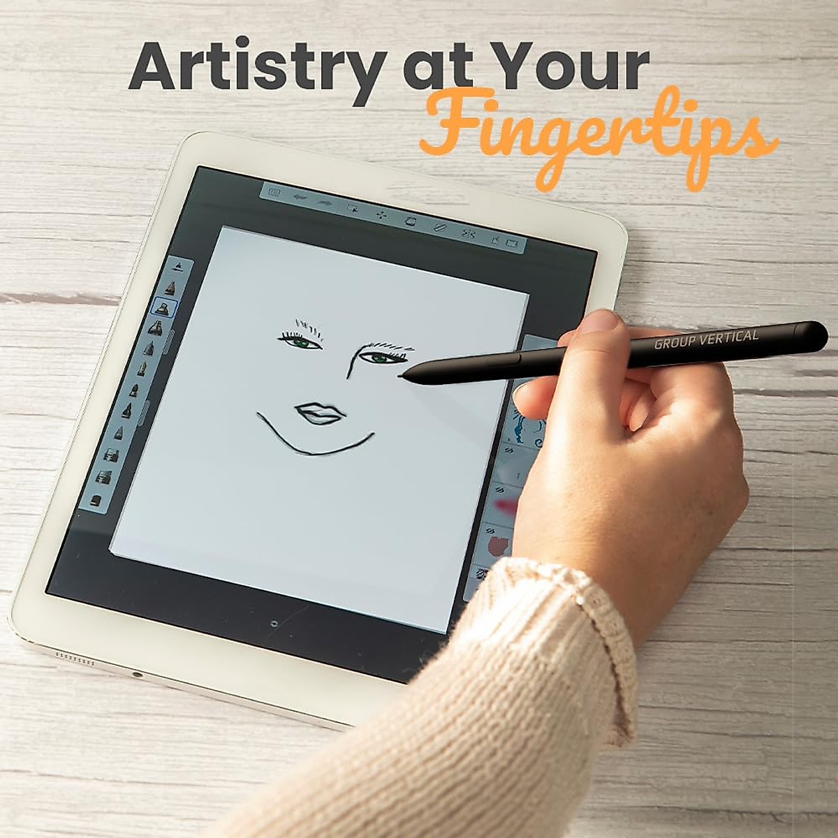 EMR Stylus for Remarkable 2 Tablet Notebook, Kindle Scribe Pen, Samsung S Pen - Black Marker Pen Replacement - No Charging Needed - Enhance Your Digital Experience - EMR Device Compatible