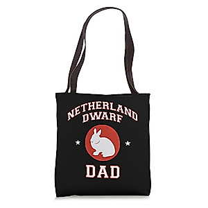 Netherland Dwarf Rabbit Dad Tote Bag