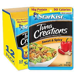 StarKist Tuna Creations, Sweet & Spicy, 2.6 Oz, Packaging May Vary, Pack of 12