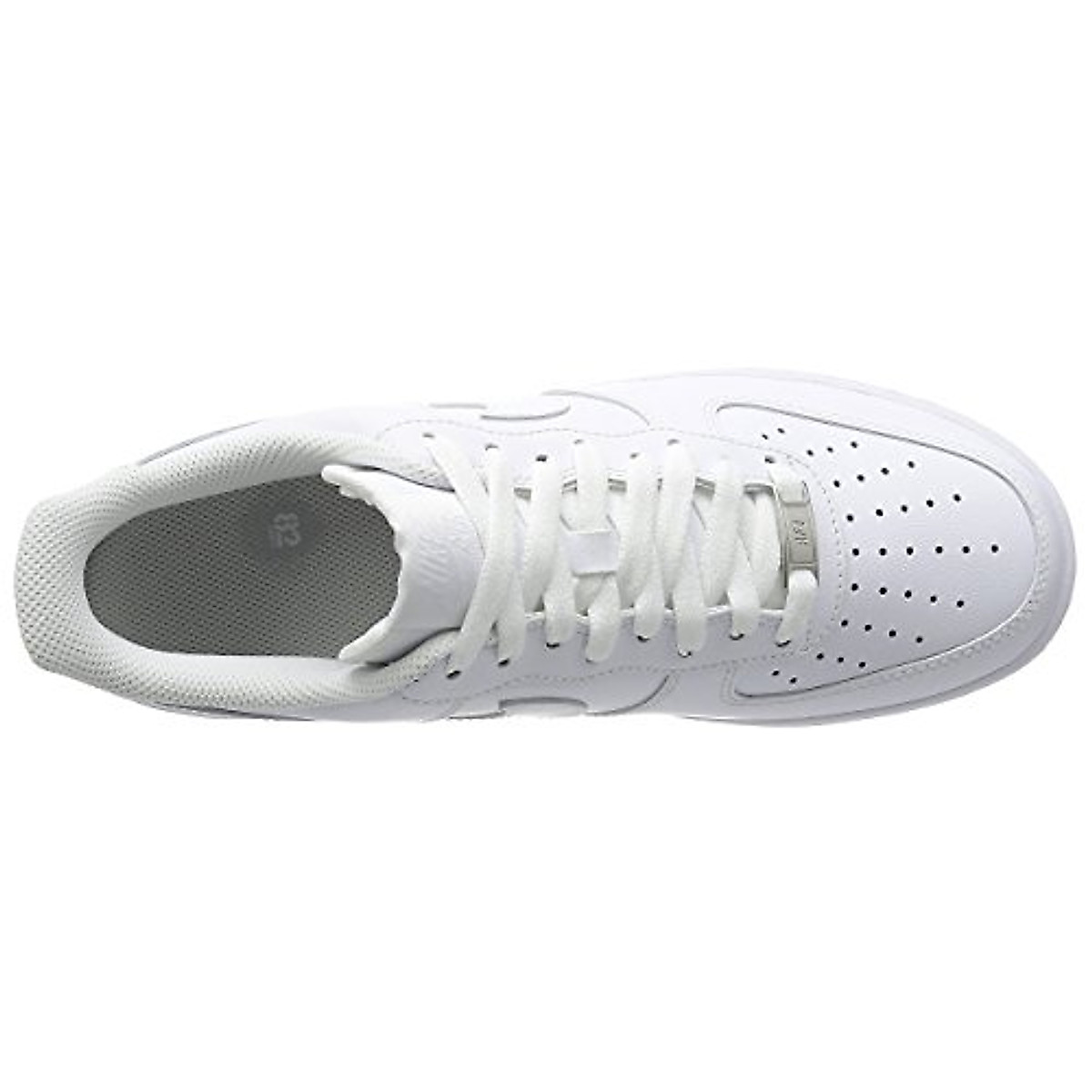 Nike Men’s Air Force 1 Low Sneaker (12, White)