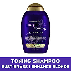OGX Impecca-Blonde Purple Toning Shampoo, 13 fl oz